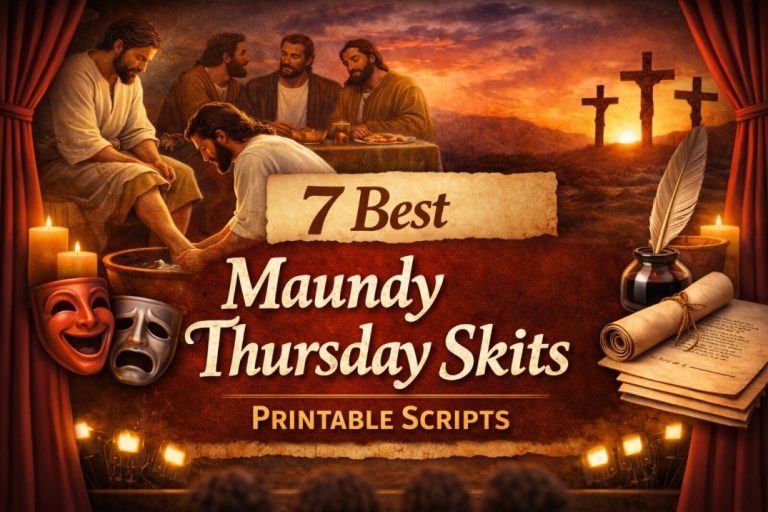 7 Best Maundy Thursday Skits: Printable Scripts