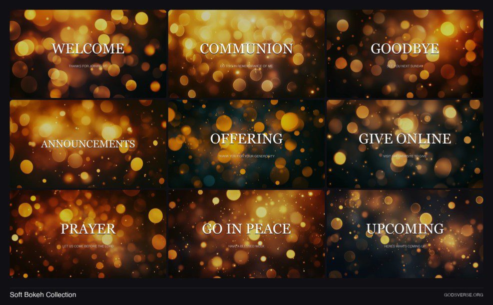 20 Best Backgrounds for ProPresenter for Worship